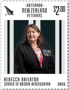 Stamp: Rebecca Brierton (New Zealand(Veterans of New Zealand Military ...