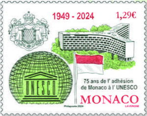 Stamp: Membership in UNESCO, 75 Years (MonacoMi:MC 3685,Sn:MC 3180,Yt ...