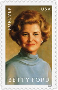 Stamp: Betty Ford, First Lady of the United States (United States of ...