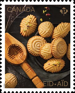 Stamp: Eid Festival 2024 : Ma`mul Pastries (CanadaSn:CA 3419,Yt:CA 3926 ...