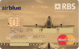 Bank Card: RBS - airblue MC Gold 09-08 (RBS, PakistanCol:PK-MC-0066