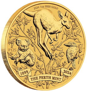 Coin: 100 Dollars (The Perth Mint's 125th Anniversary - Bullion Gold ...