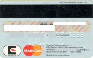 Bank Card: Nassauische Sparkasse Eurocard-MasterCard 02-96 (Nassauische ...