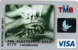 Bank Card: Visa - Hands (TMB Bank Public Company Limited, ThailandCol ...