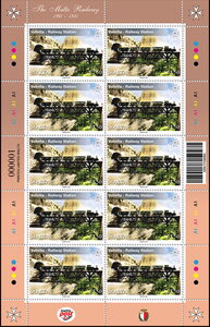 Stamp: Railway Station, Valletta (Malta(Malta Railway (2024)) Mi:MT ...