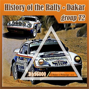 Briefmarke: Dakar Rally History (São Tomé und Príncipe: Illegale Marken ...