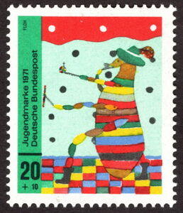 Stamp: Flea; drawing by a 11 years old boy (Germany, Federal Republic ...