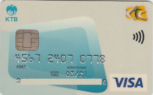 Bank Card: Krungthai Bank (Krung Thai Bank, ThailandCol:TH-VI-0194