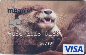 Bank Card: Otter (BRE Bank SA/MultiBank/mBank, PolandCol:PL-VI-1012