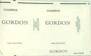 Cigarette Pack: Gordon (BrazilCol:BR-CT-1126