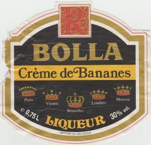 Drink Label: Bolla – Crème de Bananes (Bolla, BelgiumCol:BE-LIQ-000004