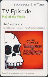 Tarjeta Regalo: The Simpsons (Starbucks-iTunes, Estados Unidos de ...