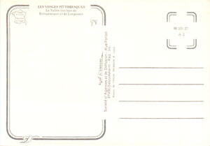 Postcard: Vosges : the Valley of Lakes (Retournemer and Longemer ...