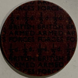 Token: NAAFI Token (United Kingdom of Great Britain & Northern Ireland ...