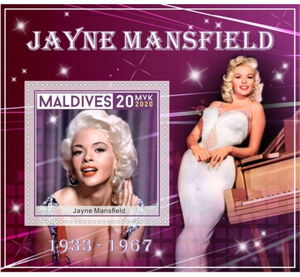 Stamp: Animation, Cartoons Jayne Mansfield (Maldives: Illegal Stamps ...