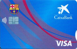 Bank Card: Barcelona C.F. - Visa (Caixabank, SpainCol:ES-VI-0992