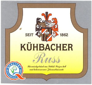 Drink Label: Kuhbacher Russ (Brauerei Kuhbach, Germany, Federal ...
