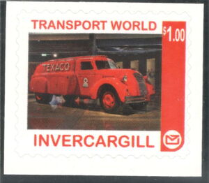 Stamp: Transport World Museum - Dodge Tanker (New Zealand: Personalized ...
