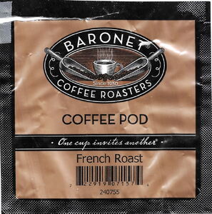 Food Label: Baronet Coffee Pod French Roast (Baronet Coffee, Inc ...