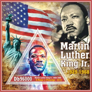 Stamp: Martin Luther King Jr. (São Tomé and Príncipe: Illegal Stamps ...