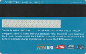Bank Card: Tabungan BRI Junio (BRI (Indonesia), IndonesiaCol:ID-GM-0099.04