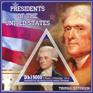 Známka: Presidents of the United States (Svatý Tomáš a Princův ostrov ...