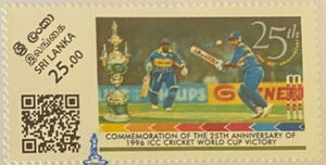 Stamp: 140th Battle of the Blues - Royal vs Thomas (Sri Lanka ...