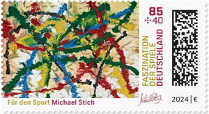 Stamp: Courage by Michael Stich (Germany, Federal Republic(Summer ...