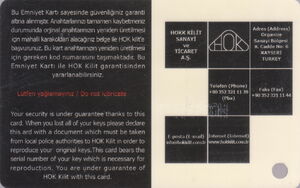 Functional Card: HOK Kilitleri-Emniyet Kartı (Shops - Hardware Shops ...
