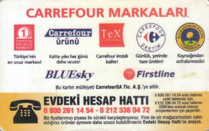 Functional Card: Carrefour'dan Trinkart (Shops - Supermarkets, Türkiye ...