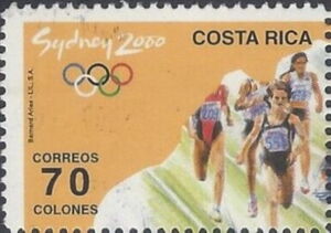 Stamp: Running (Costa Rica(Summer Olympic Games 2000 - Sydney) Mi:CR ...