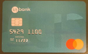 Bank Card: Inbank Credit (INBANK, EstoniaCol:EE-MC-0191