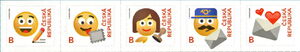 Stamp: Emoji Sends A Letter (Czech Republic(Emoji Sends A Letter (2024 ...