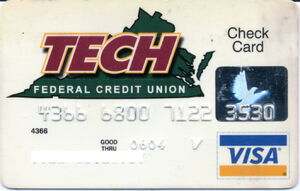 Bank Card: TECH Federal Credit Union (Federal Credit Unión, United ...