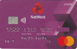 Bank Card: NatWest Credit MasterCard (National Westminster Bank, United ...