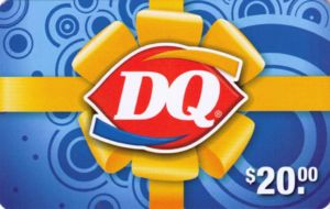 Gift Card: DQ - blue (DairyQueen, Canada(DairyQueen) Col:Ca-DQ-001b