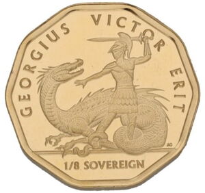 Coin: ⅛ Sovereign (Prince George’s 10th Birthday) (Tristan da Cunha ...