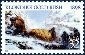 Stamp Centenary Of Klondike Gold Rush United States Of Americami Us