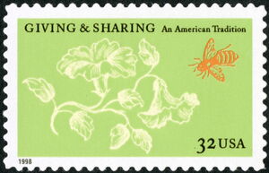 Stamp: Giving Sharing (United States of AmericaMi:US 3049,Sn:US 3243,Yt ...