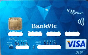 Bank Card: BankVic (BankVic, AustraliaCol:AU-VI-0040.01