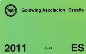 Functional Card: GoldWing GWEF (Clubs - Motorcycle Clubs, Spain ...