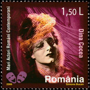 Stamp: Dina Cocea (1912-2008) (Romania(Romanian Actors) Mi:RO 6144,Sn ...