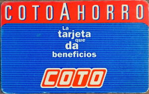 Functional Card: Coto (Shops - Supermarkets, Argentina(Coto) Col:AR-COTO-002