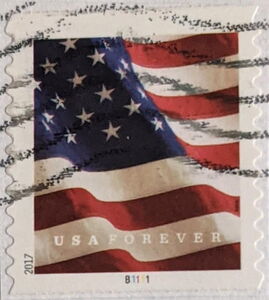 Stamp: US Flag from BCA coil (United States of AmericaSn:US 5158 PNCB1111