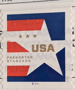 Stamp: Star (United States of AmericaSn:US 5433 PNCB1111