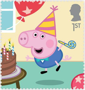 Stamp: George Pig (United Kingdom of Great Britain & Northern Ireland ...