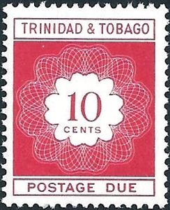 Stamp: Numeral in Rosette Inscribed 'POSTAGE DUE' (Trinidad and Tobago ...