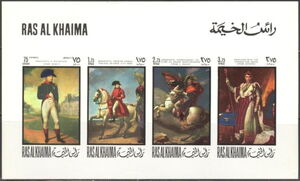 Stamp: 200th Birthday of Napoleon I Bonaparte (Ras al Khaimah(200th ...