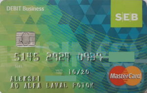 Bank Card: SEB Bank MC (SEB Bank, RussiaCol:RU-MC-3428