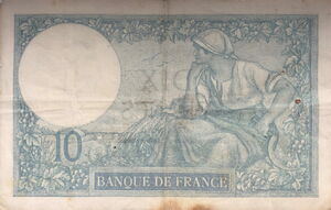 Banknote: 10 Franc (France(1916-1937 Issue) Wor:P-73c.4